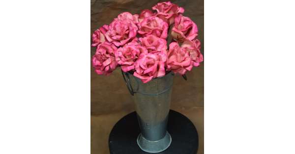 Corn Husk Flowers | Fake Pink Roses | Curious Country Creations