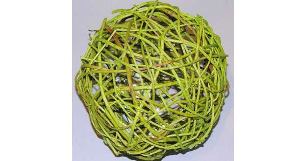 Curly Willow Decorative Balls - Basil Green