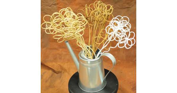 Dried Latta Flowers, Dried latta spirals, Dried Palm Circles